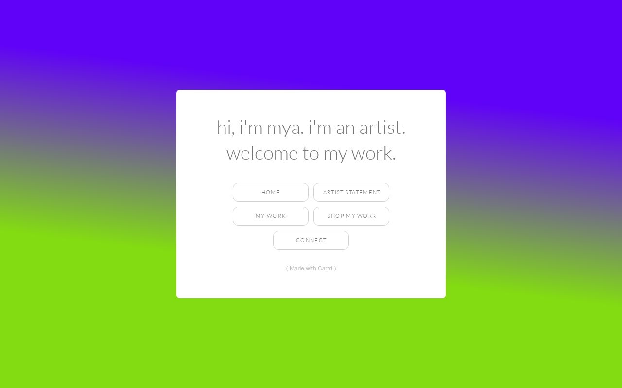 mya c goodman's portfolio